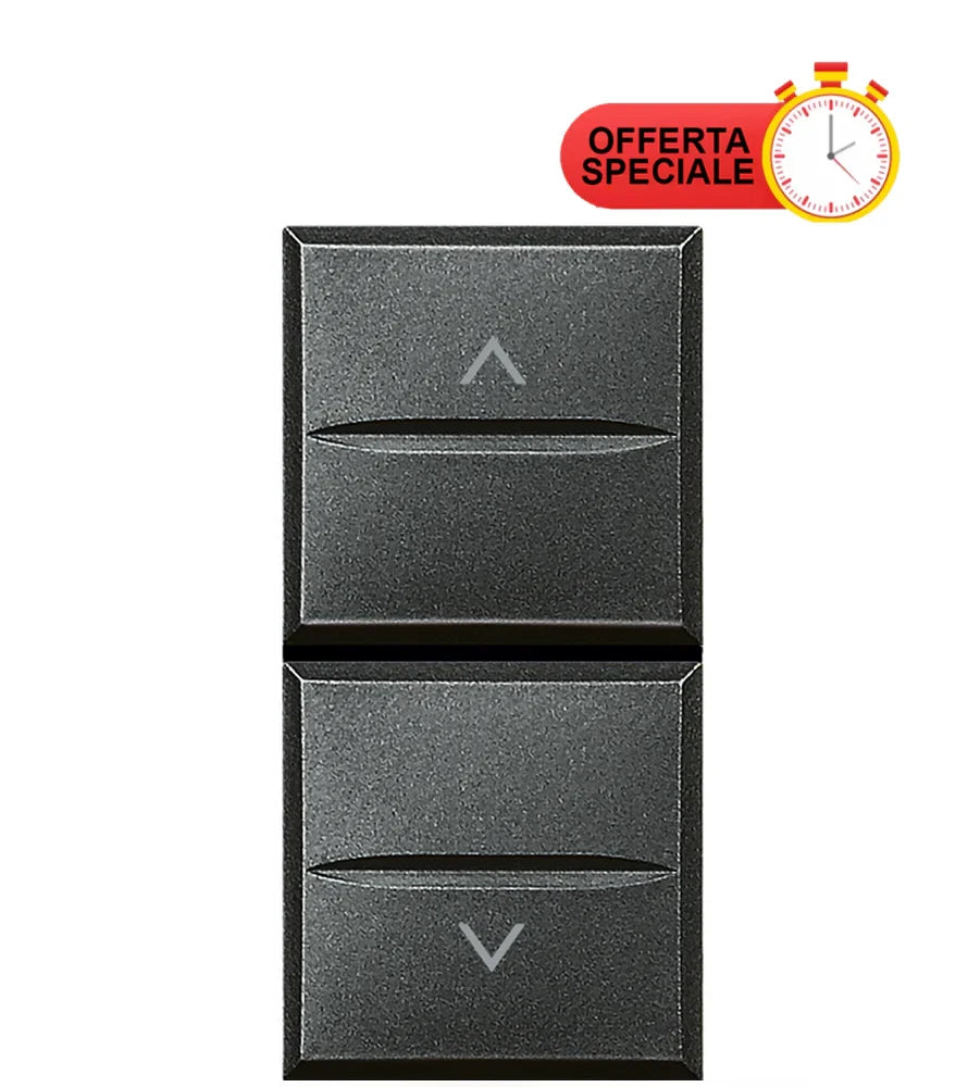 Pulsante Doppio BTicino Axolute 10A– La Ferroelettrica Sud
